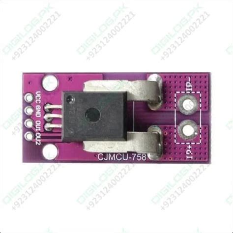 Hw 525 Acs758 Hall Effect Linear Current Sensor Module Digilog Pk