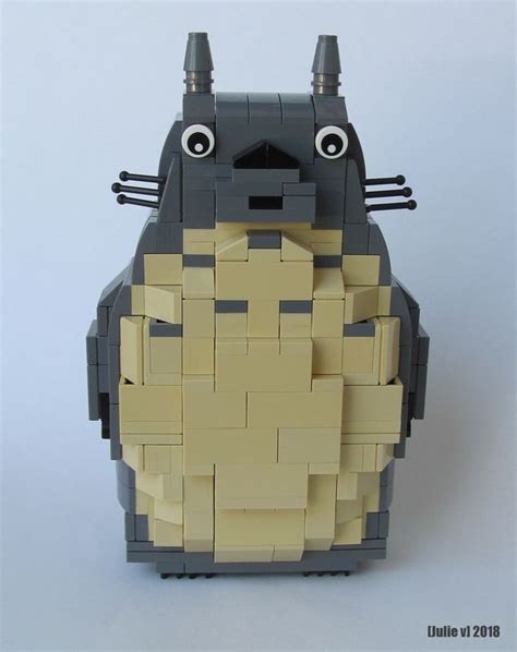 Lego Moc Totoro By Julie V Rebrickable Build With Lego