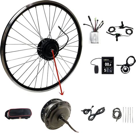 THERES 250W Fahrrad Umbausatz Elektrofahrrad Umbausatz Mit E Bike LCD