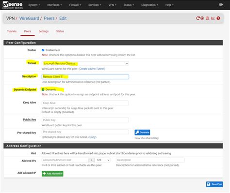 Set Up WireGuard Point To Site VPN On PfSense Matrixpost Net