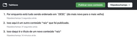 A Evolução Do Tabnews