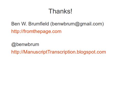 Collaborative Manuscript Transcription Collaborative Digitization At Ala 2014