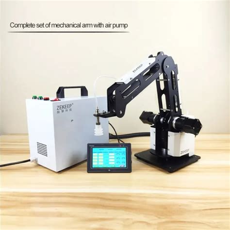 AXIS MECHANICAL ROBOT Arm Industrial Manipulator Robotic Arm With Air Pump PLC EUR