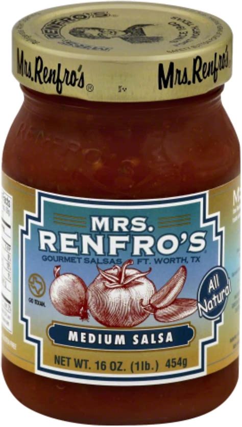 Mrs Renfros Medium Salsa 16 Oz 6 Pack