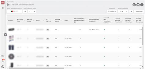 Sc Restock Recommendation Report Sellerlegend Knowledge Base