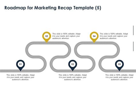 Roadmap For Marketing Recap Template Ppt Powerpoint Presentation Styles Inspiration