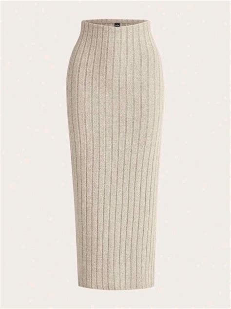 Pencile Skirt Shein 520 Knit Pencil Skirt Clothes For Women Body