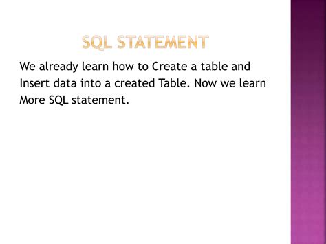 Ppt Sql Classpptx