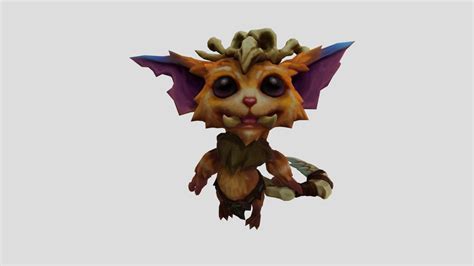 Gnar League Of Legends Character Download Free 3d Model By Sirdjcat