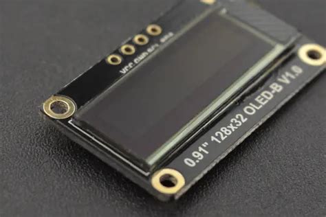 Fermion Monochrome 091” 128x32 I2c Oled Display Breakout Robotshop