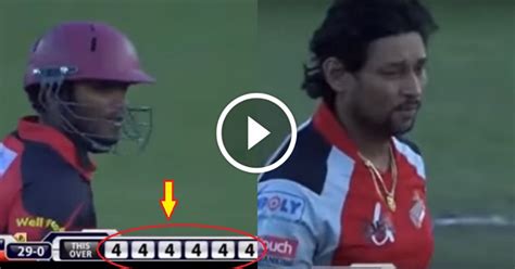 Video Dilshan Munaweera Hits 6 Fours In 6 Balls From Tillakaratne Dilshan