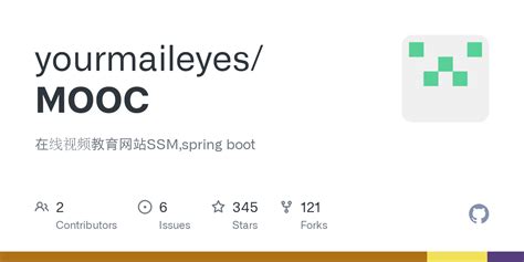 GitHub yourmaileyes MOOC 在线视频教育网站SSM spring boot