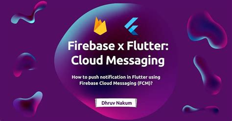 Firebase X Flutter Cloud Messaging Rflutterdev