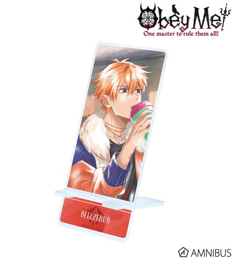 Obey Me ベルゼブブ Ani Art Aqua Label アクリルスマホスタンド Amnibusアムニバス
