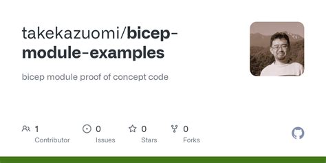 Github Takekazuomibicep Module Examples Bicep Module Proof Of Concept Code