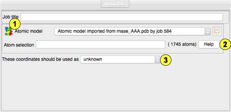 Import Or Select Subset From Coordinate Set Ccp I Documentation