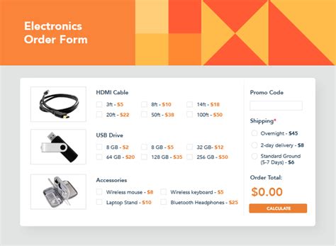 How To Create An Order Form 12 Templates