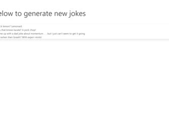 Random Dad Joke Generator Devpost