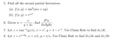 Solved 1 Let Fx Y Lnx Y − 1 A Evaluate Fe 1