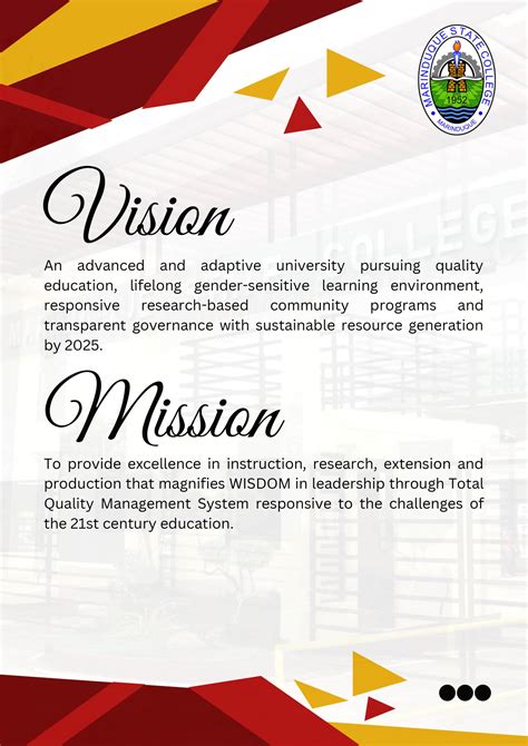 Mission And Vision Marinduque State University