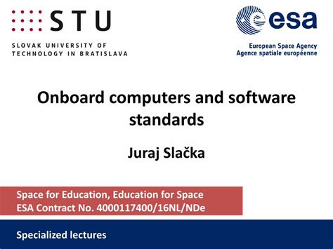 Pdf Onboard Computers And Software Standards Stubask · · 2017 04