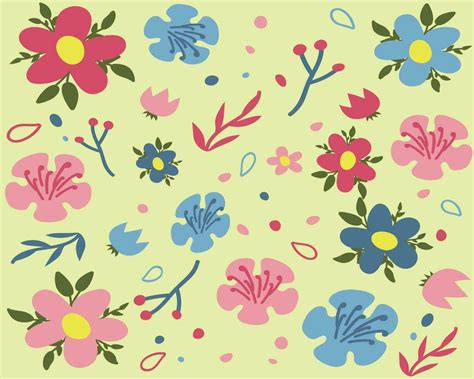 Floral Dotted Pattern Background 31604227 Vector Art At Vecteezy