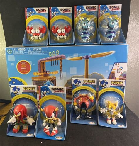 Sonic The Hedgehog Flying Battery Zone Playset And 8 Figures Tails New Jakks £64 22 Picclick Uk