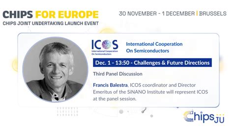 Icos At The Chips Ju Launch Event Icos Semiconductors