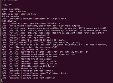Issue On Takeoff Land Example Mavsdk Discussion Forum For Px