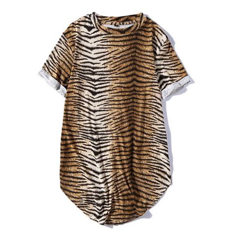 Sublimation Leopard Print Mens T Shirt Eqcreative Plus