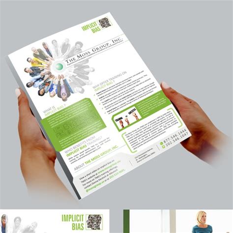 Professional Training Flyer For Tmg On Implicit Bias Brochure Contest