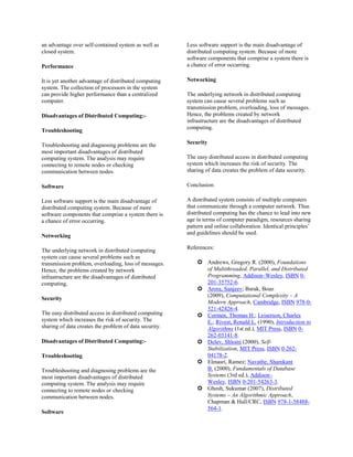 Distributed Computing PDF