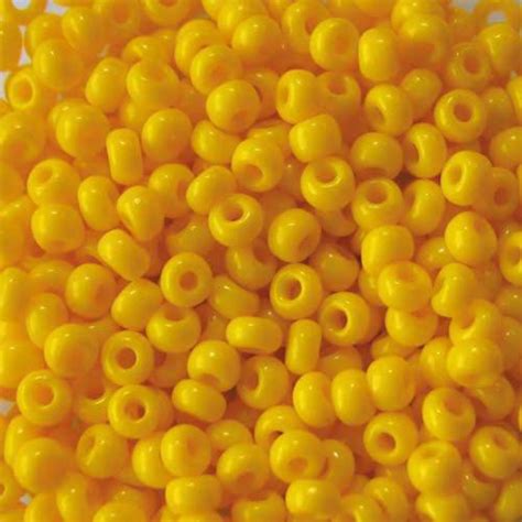 83130 100 чеський бісер Preciosa жовтий лимонний непрозорий Skarbnytsia Maystryn