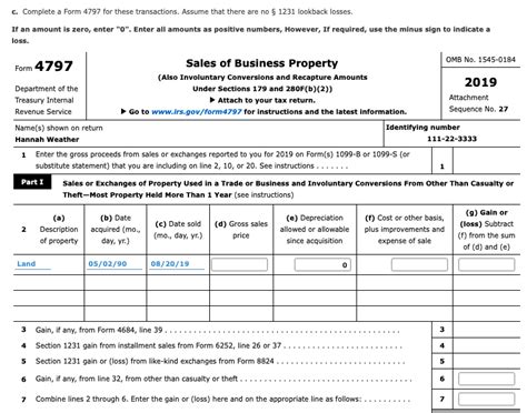 What Is Form 4797 Part Iii Printable Forms Free Online