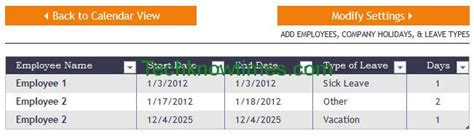 Attendance Tracker Excel Template Microsoft Office Templates
