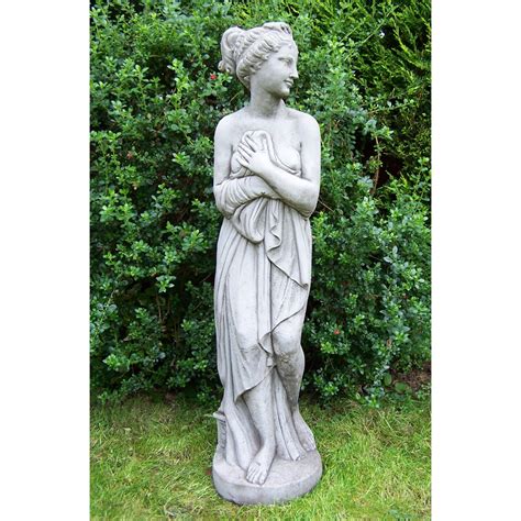 Large Pandora Hand Cast Stone Garden Ornament Statue Decor ⧫onefold Uk