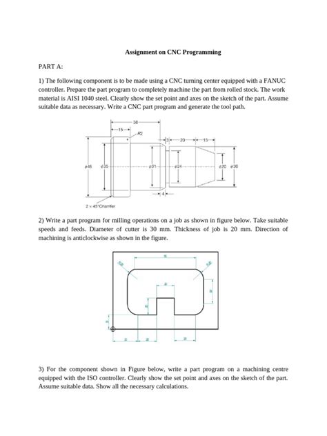 Lab Exercise Q Cnc Programming 24 25 Pdf