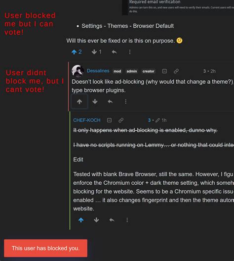 Banned Users Can Vote · Issue 2033 · Lemmynetlemmy · Github