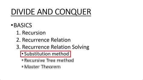 Solving Recurrence Relations Substitution Method With Example