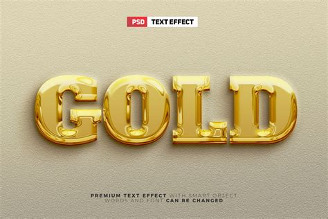Artstation Gold Psd Fully Editable Text Effect Layer Style Psd