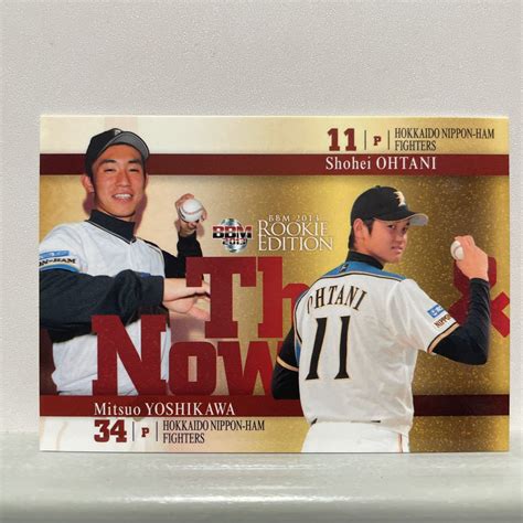 Yahooオークション 大谷翔平bbm2013re Thenandnow ルーキーカード Rc