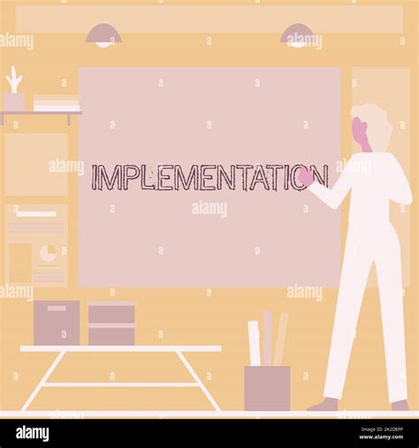 Writing Displaying Text Implementation Business Idea The Process Of