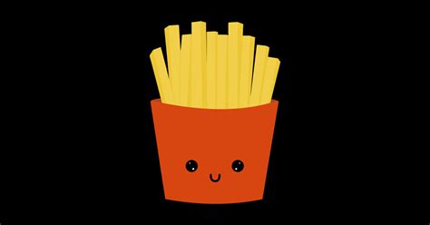 Cute Kawaii French Fries French Fries Sticker Teepublic