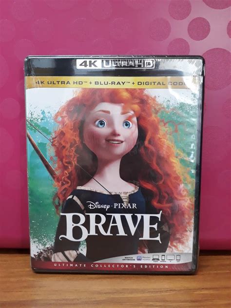 Usa Blu Ray 4k Uhd Brave Disney Pixar Atmos Hobbies And Toys