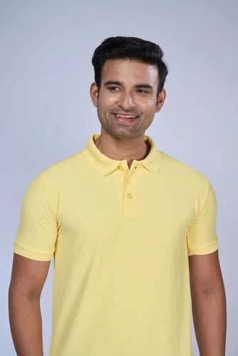 Custom Spun Matty Collar Tshirt At Rs 140 Piece In Ludhiana ID