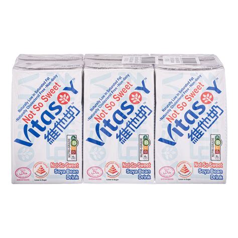 Vitasoy Soya Bean Packet Drink Less Sugar Ntuc Fairprice