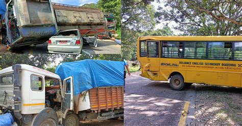 हेटौंडामा स्कुल बस सहित चार वटा सवारीका साधन एक आपसमा ठोकिदा २२ जना घाइते