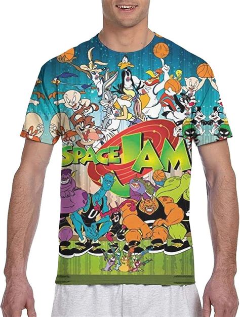 Space Jam Classic Mens T Shirt 3d Printed T Shirt Short Sleeves