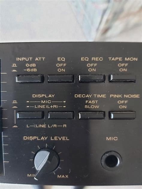 Marantz Graphic Equalizer Spectrum Analyzer Model Eq551 Stereo Home Cinema Headphones