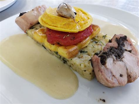 La Recette Du Mois Selle Dagneau Farcie Palets De Courge Et Risotto